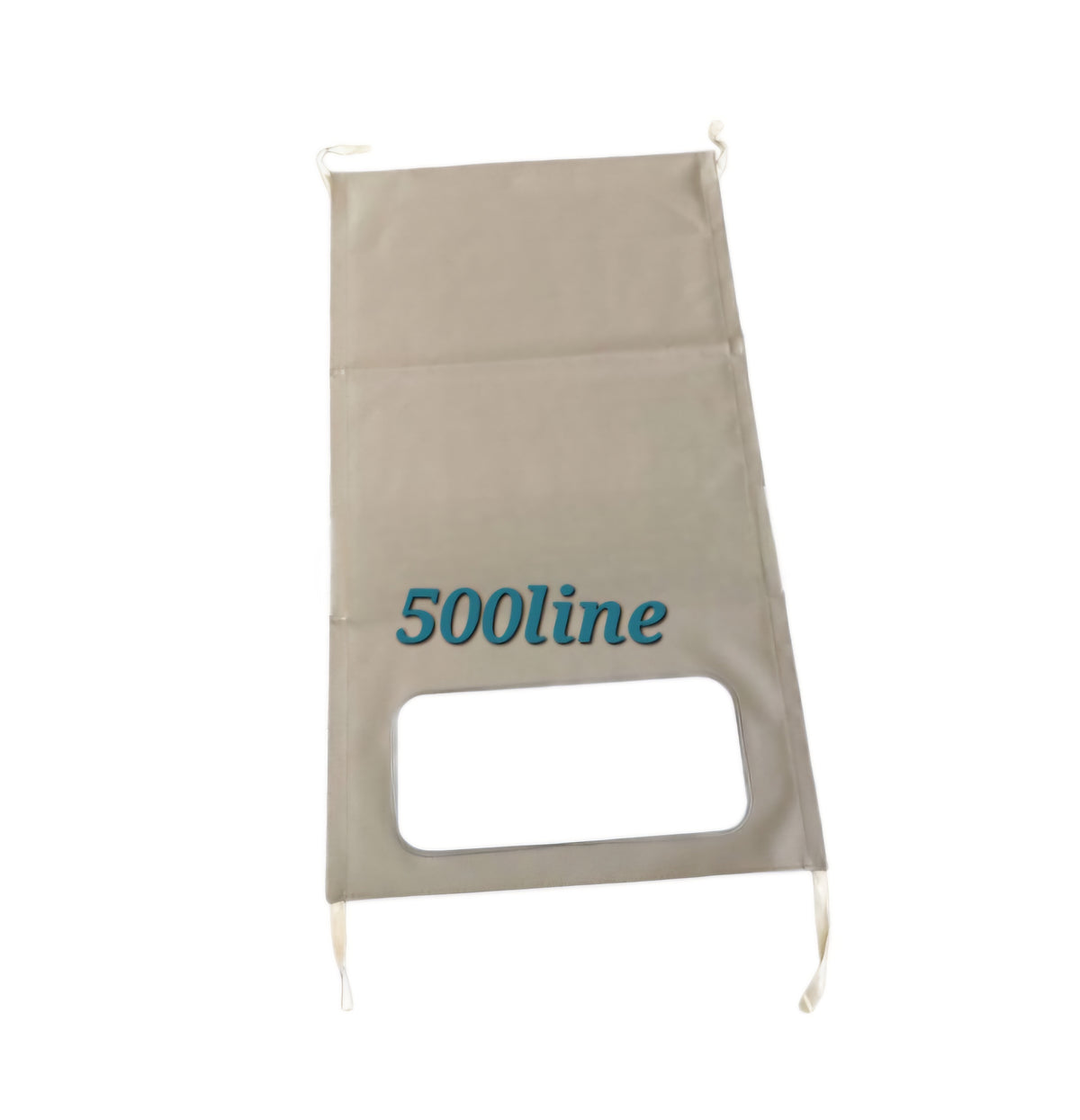 Cappotta lunga completa Fiat 500 N D con lunotto colore Beige — 500line
